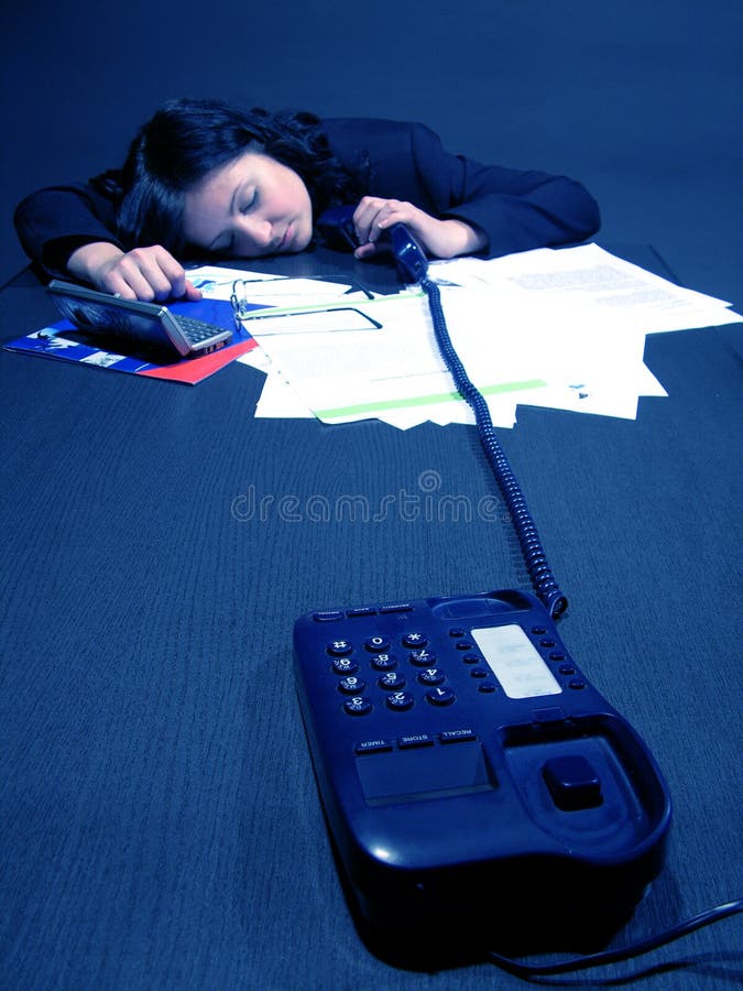 Dead tired stock photo. Image of corporate, desktop, hectic - 70172
