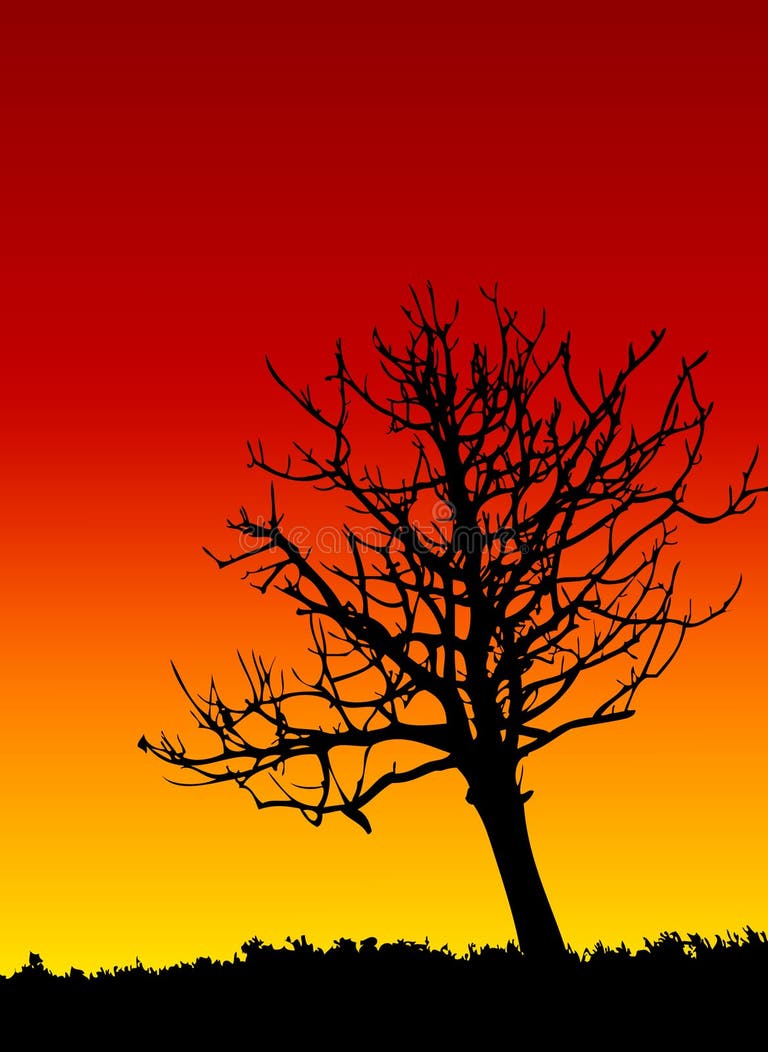 Dead Tree Silhouette Stock Illustrations – 15,212 Dead Tree Silhouette ...