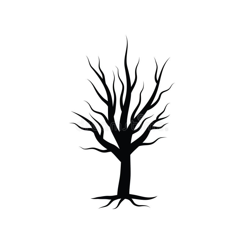Dead Tree Icon Design Template Vector Isolated Stock Vector ...