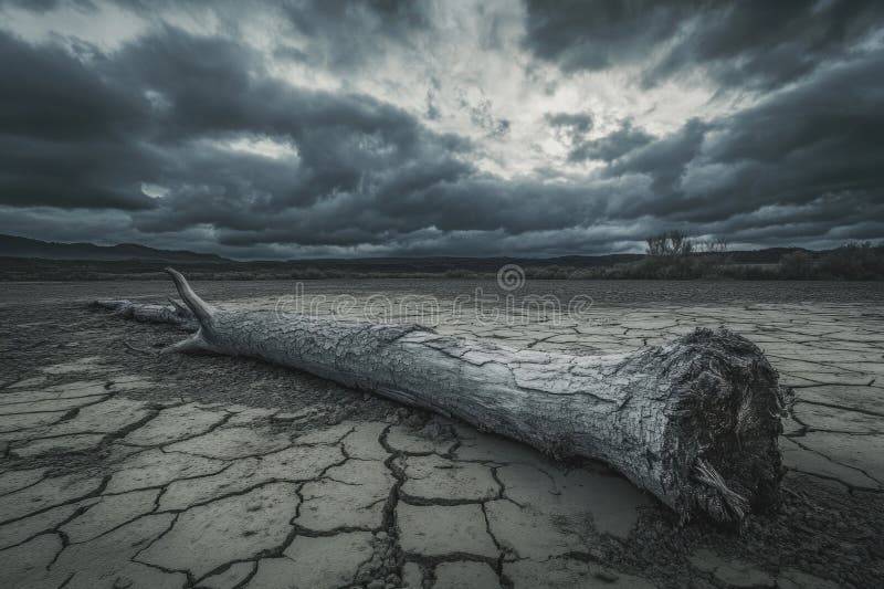 Dead Tree Lying on Ground stock image. Image of tree - 373265601