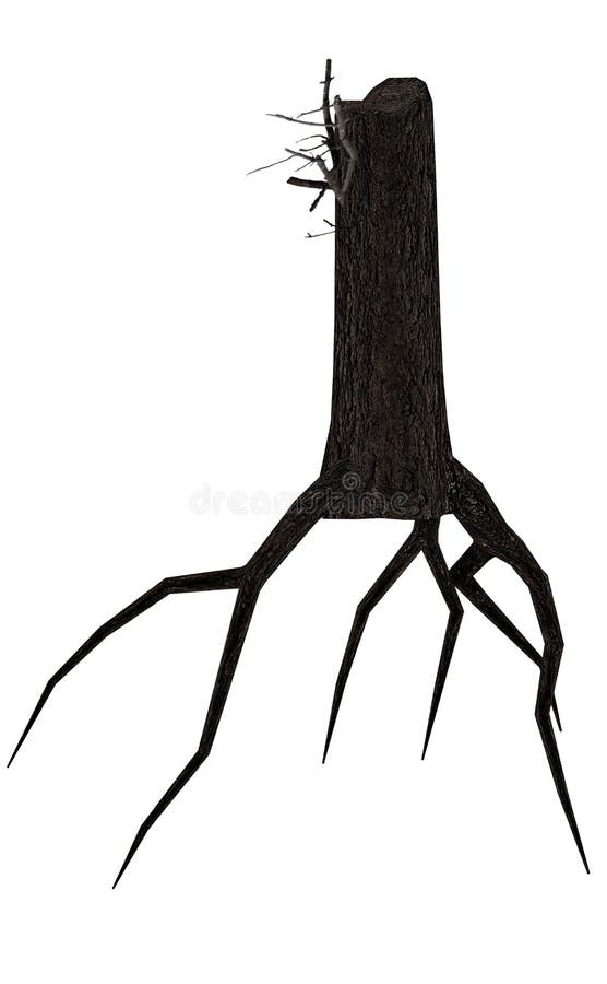 Dead Tree Illustration, Dry and Molting Tree Sketch Rough and Hand ...