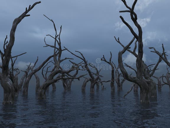 Eerie Dead Trees Stock Illustrations – 1,822 Eerie Dead Trees Stock ...