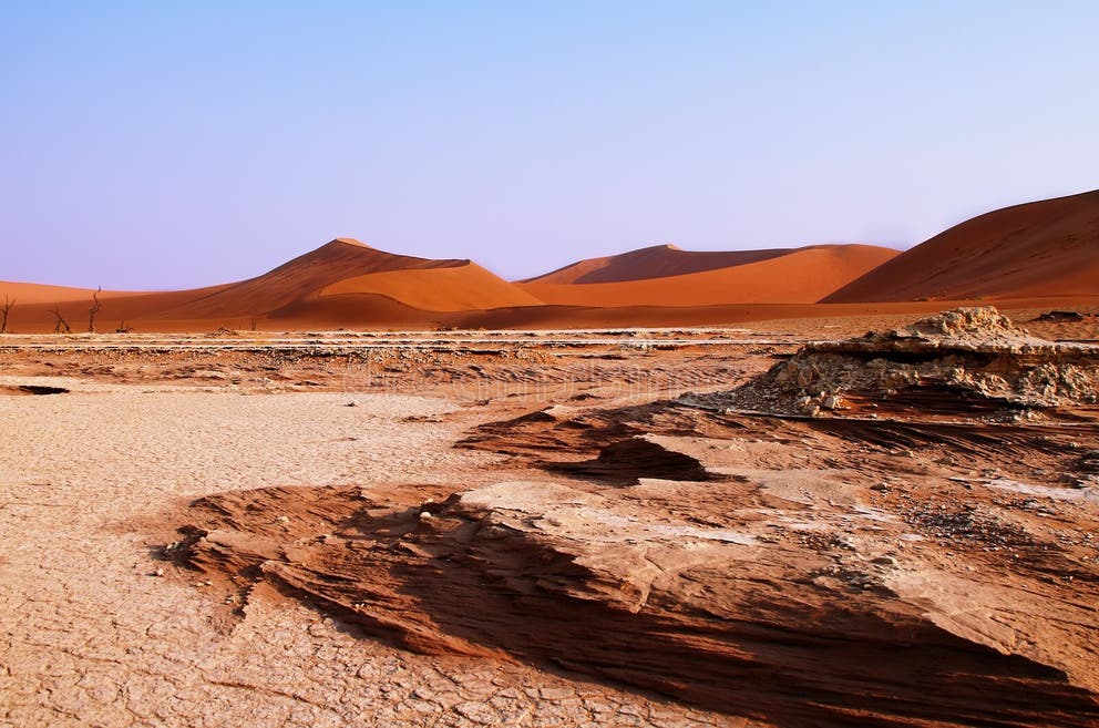Dead valley in Namibia stock image. Image of death, climate - 44163499