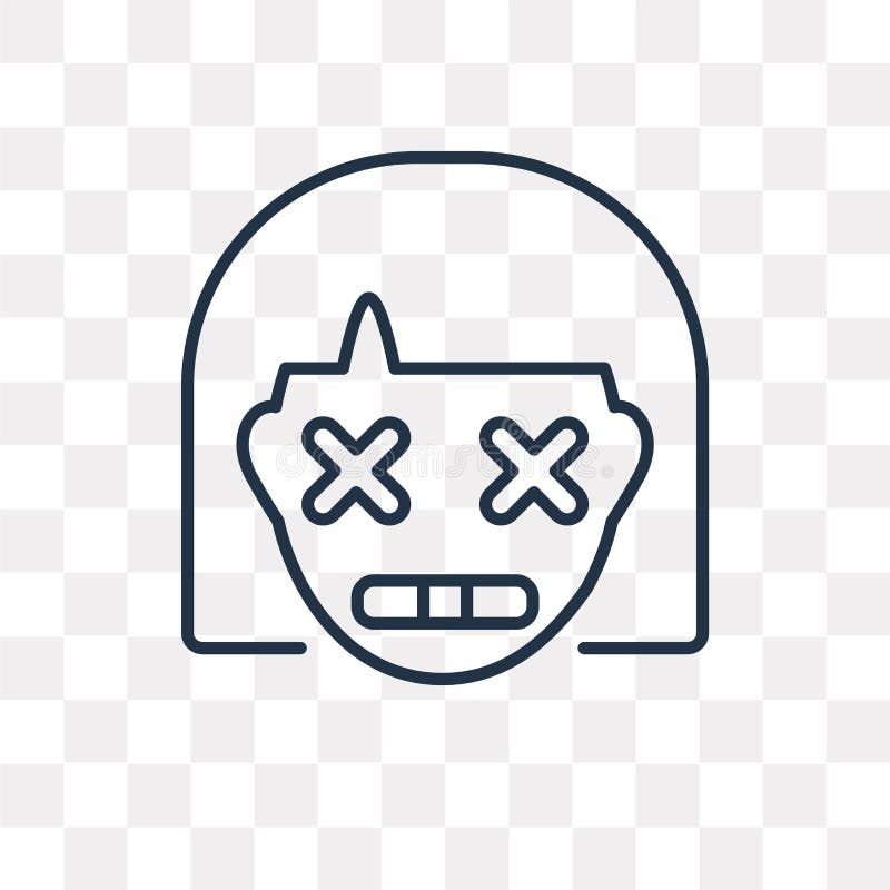 Dead Linear Icon. Modern Outline Dead Logo Concept on White Back Stock ...