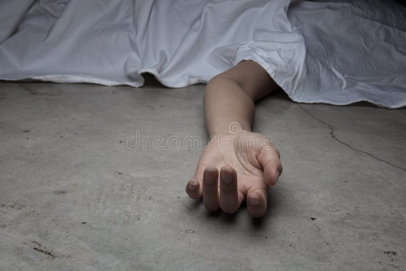 Dead Woman S Body. Focus on Hand Stock Image - Image of corpse, victim ...