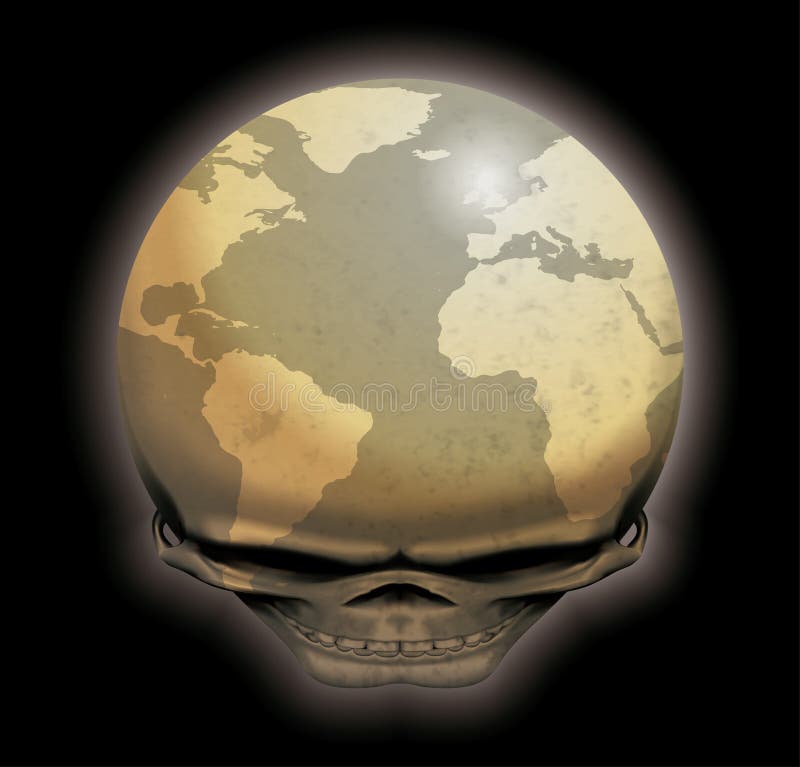 Dead world stock illustration. Illustration of ecology - 35145014