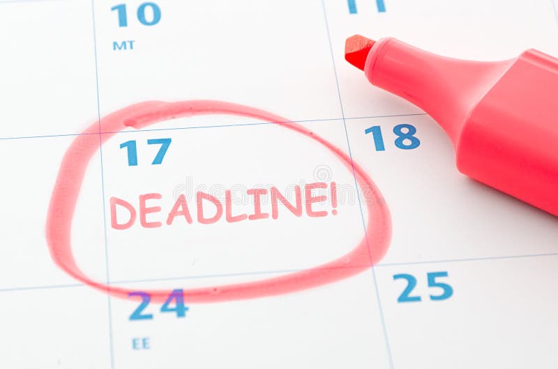Deadline stock photo. Image of word, urgency, mark, reminder - 27538348