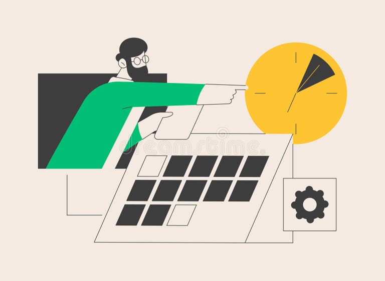 Deadline Abstract Concept Vector Illustration. Stock Vector ...