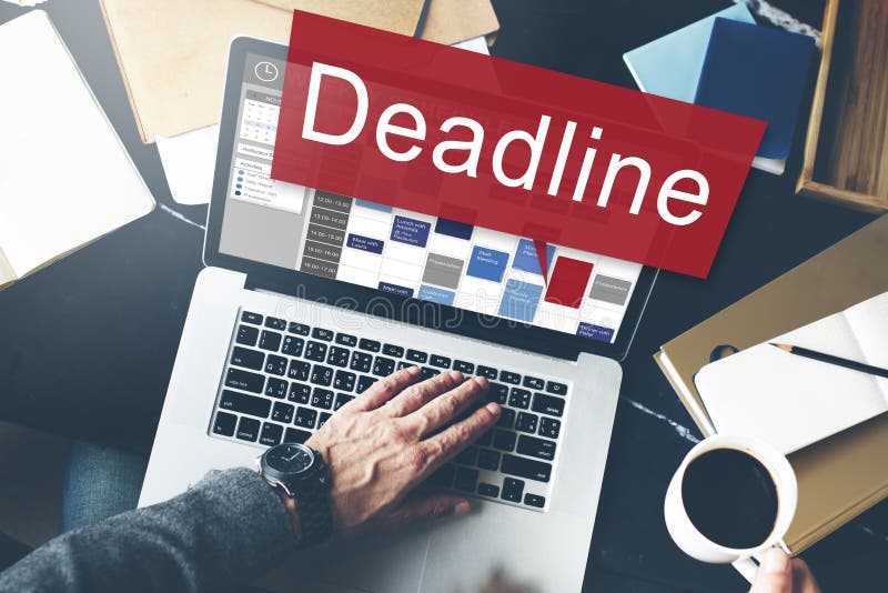 Deadline Appointment Final Time the End Countdown Urgency Concept Stock ...