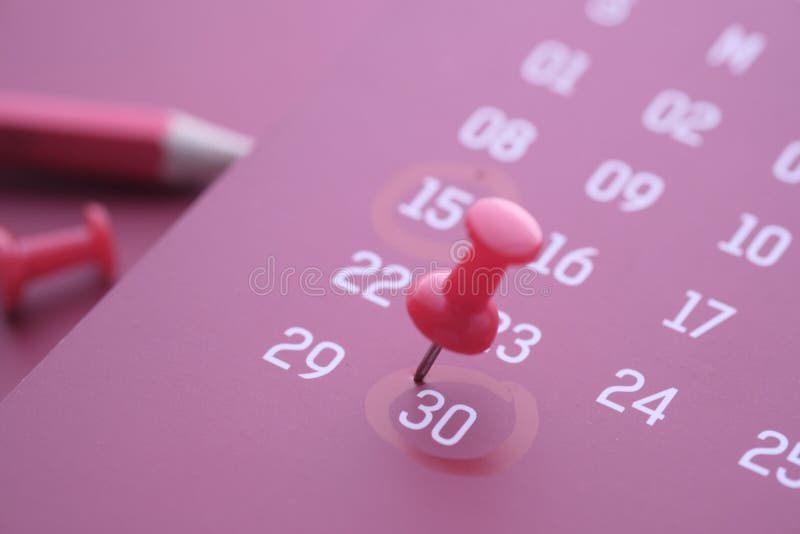 Deadline Concept with Calendar Date and Pin Stock Photo - Image of date ...