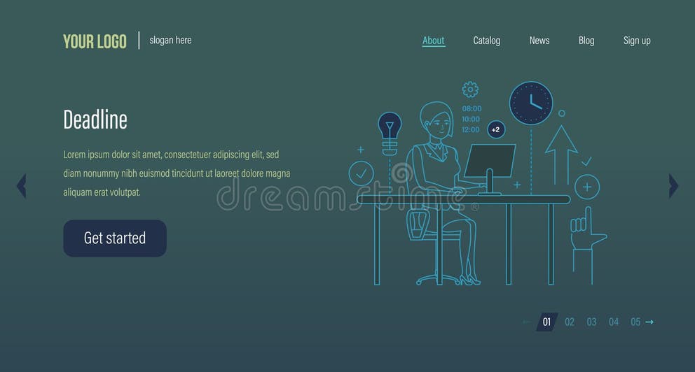 Deadline Concept. Project Time Management, Process Control, Avoidance ...