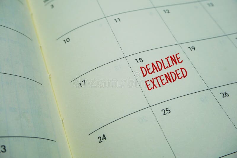 Deadline Extended Text on Torn Paper Stock Image - Image of message ... Deadline Extended Text on Torn Paper Stock Image - Image of message ...