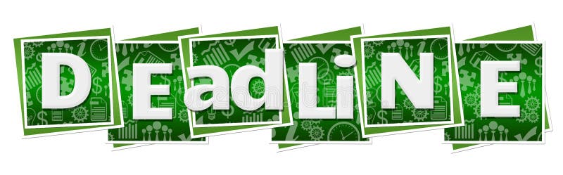 Deadline Written Stock Illustrations – 1,015 Deadline Written Stock ...