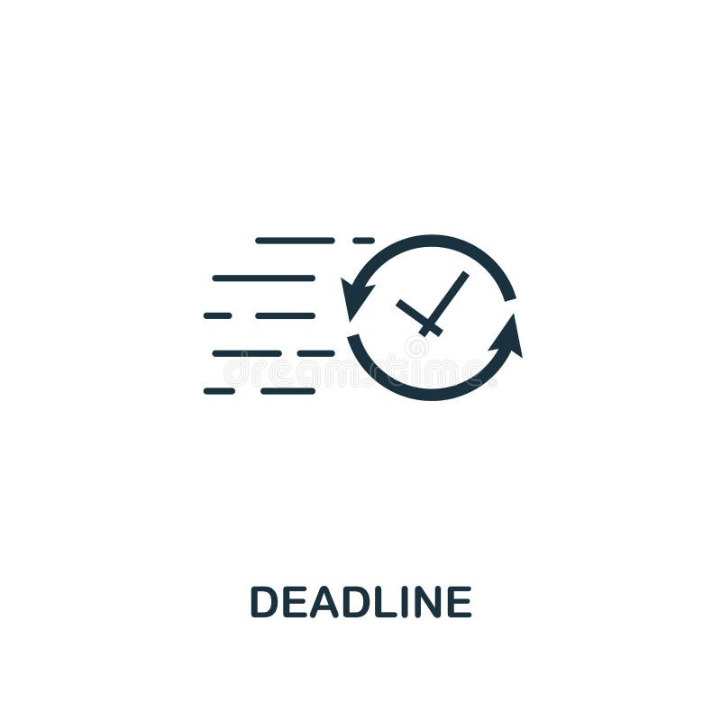 Deadline Icon. Creative Element Design from Programmer Icons Collection ...