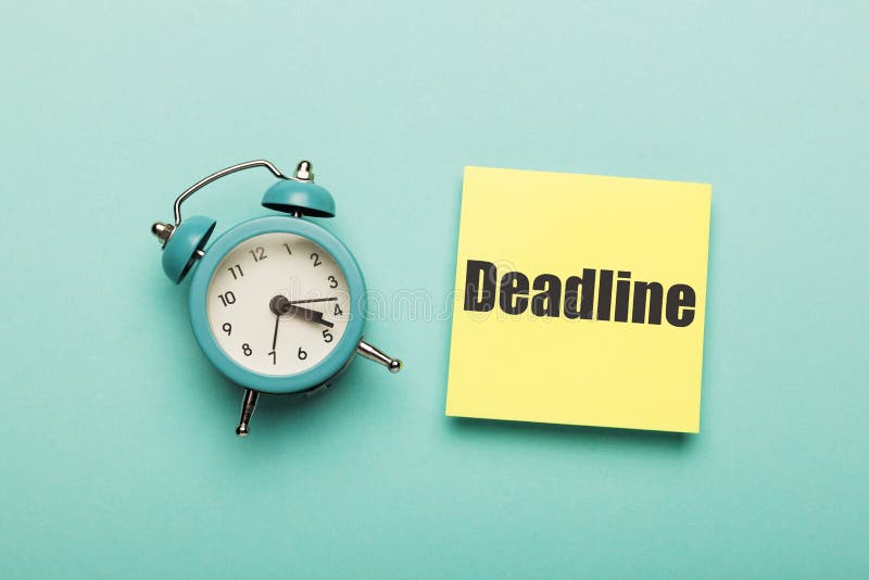 Deadline Time on Clock Concept. Reminder and Business Schedule ... Deadline Time on Clock Concept. Reminder and Business Schedule ...