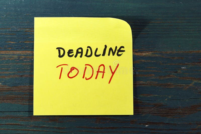 Deadline on calendar stock photo. Image of concept, circle - 182693374