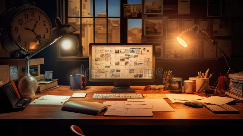 Deadlines busy schedule stock illustration. Illustration of demanding ...