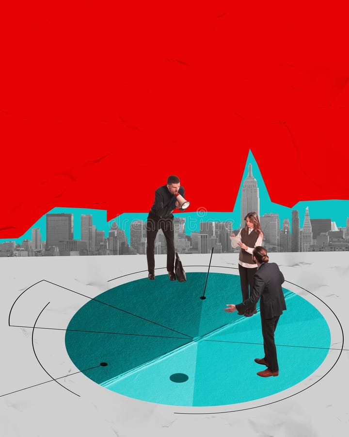 Deadlines and Challenges. Business People, Employees Working on New ...