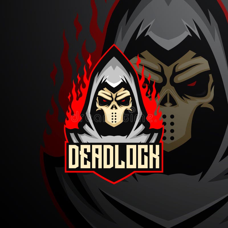 Deadlock Logo Template stock vector. Illustration of icon - 211718738