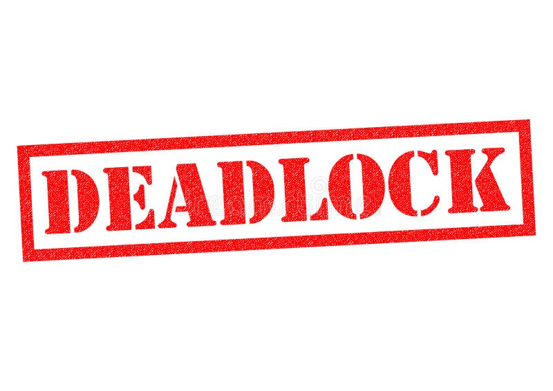 Deadlock. a traffic sign stock vector. Illustration of symbol - 18830811