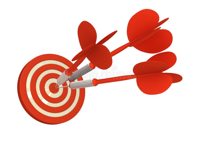 Deadly accurate Arrows stock illustration. Illustration of ideas - 25862467