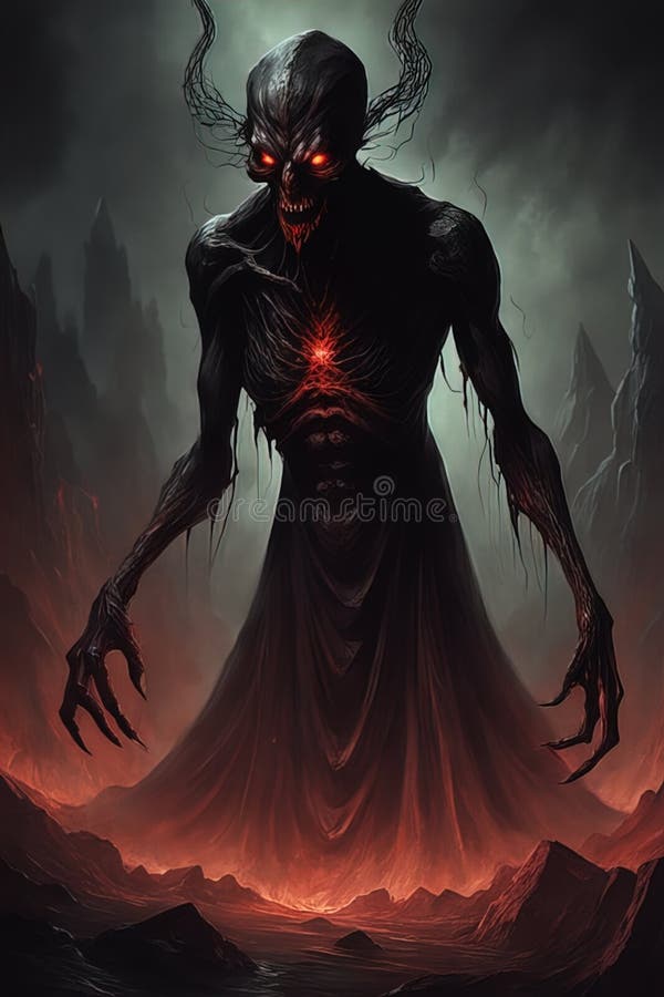 Deadly Evil Nightmare Entity Darkside of Hell, Creature of the Abyss ...
