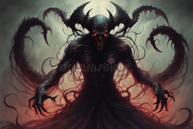 Deadly Evil Nightmare Entity Darkside of Hell, Creature of the Abyss ...