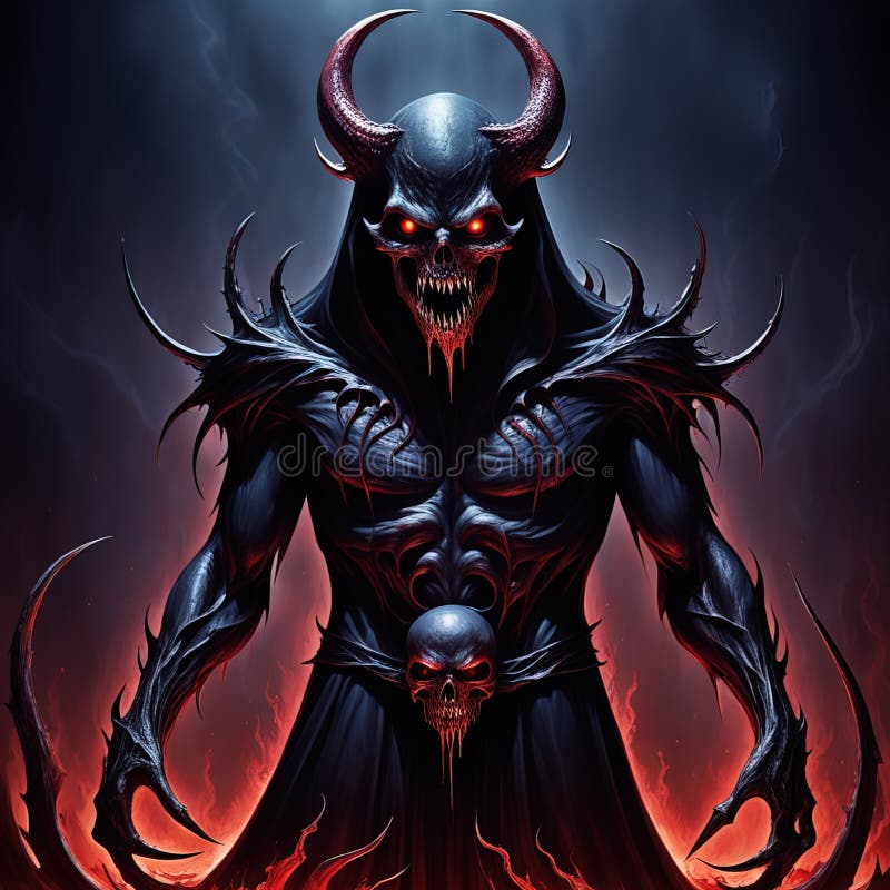 Deadly Evil Nightmare Entity Darkside of Hell, Creature of the Abyss ...