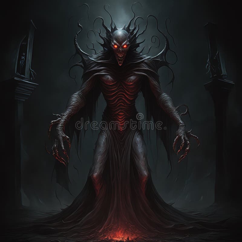 Deadly Evil Nightmare Entity Darkside of Hell, Creature of the Abyss ...