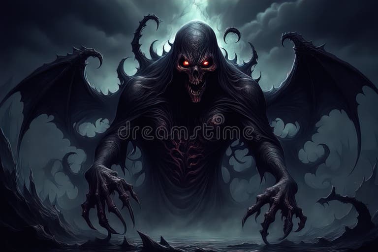 Deadly Evil Nightmare Entity Darkside of Hell, Creature of the Abyss ...