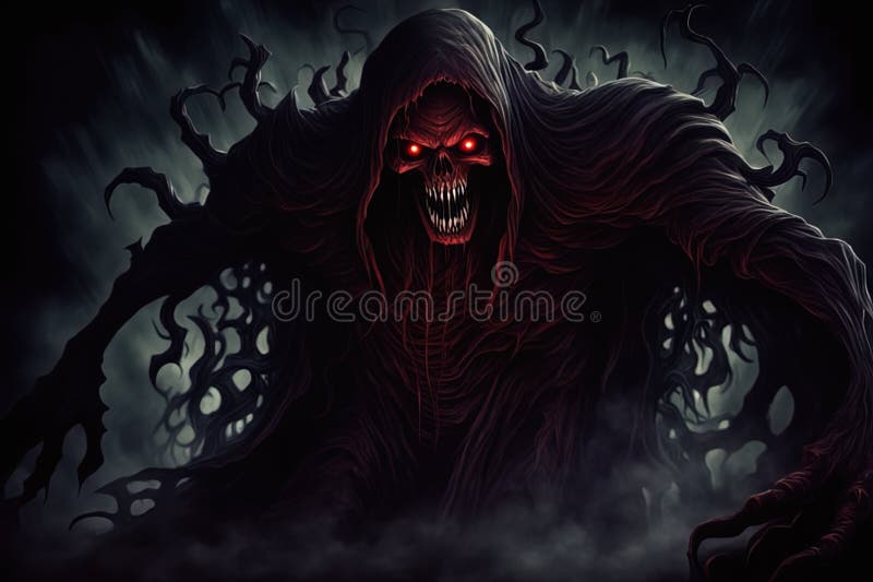 Deadly Evil Nightmare Entity Darkside of Hell, Creature of the Abyss ...