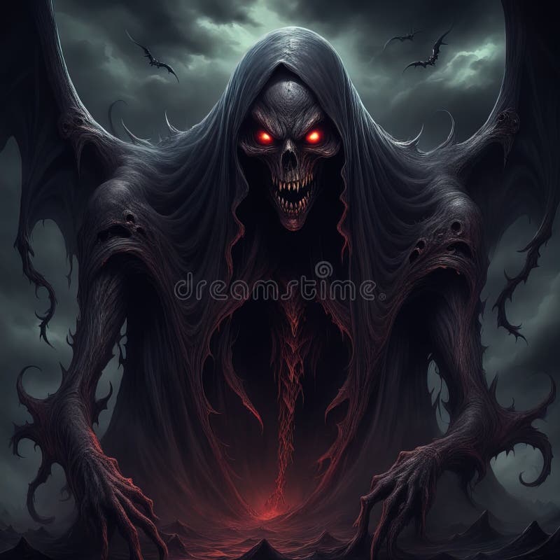 Deadly Evil Nightmare Entity Darkside of Hell, Creature of the Abyss ...
