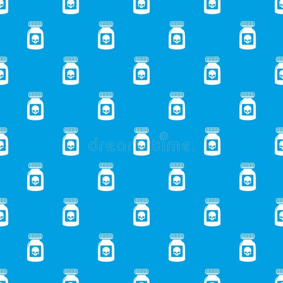Deadly Liquid Pattern Vector Seamless Blue Stock Vector - Illustration ...