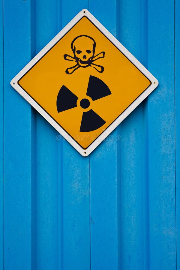 Radiation Hazard Symbol Sign Radhaz Alert Icon Stock Photo - Image of ...