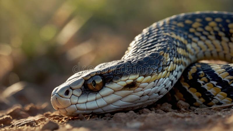 Deadly Viper in Attack Mode: the Perilous Beauty of Exotic Wildlife ...