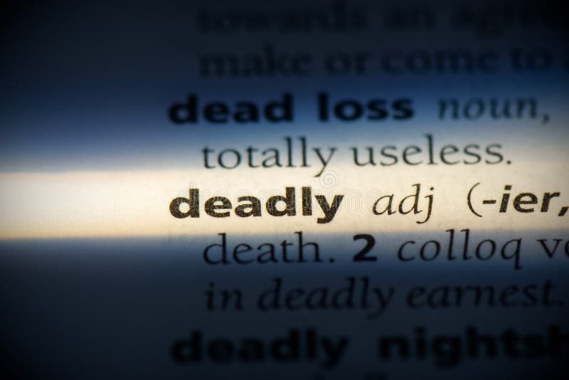 Deadly stock photo. Image of paper, macro, learn, deadly - 161578264