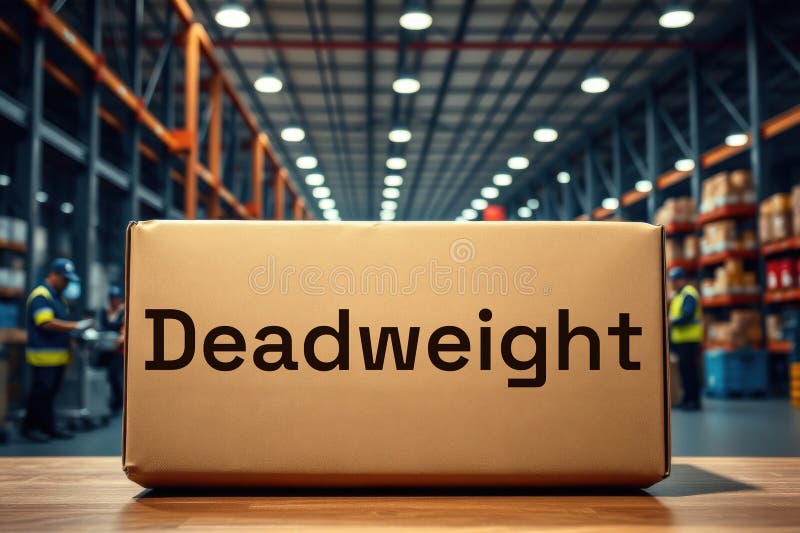 Deadweight Text Words Meaning Theme Cargo Delivery Logistics Stock ...