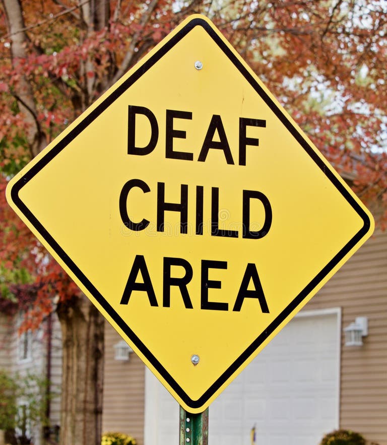 Deaf Warning Sign Stock Photos - Free & Royalty-Free Stock Photos from ...