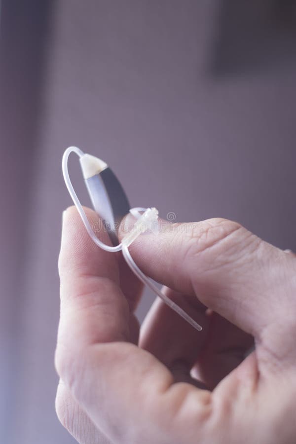 Deaf hearing aid stock photo. Image of audiologist, audiology - 156029788
