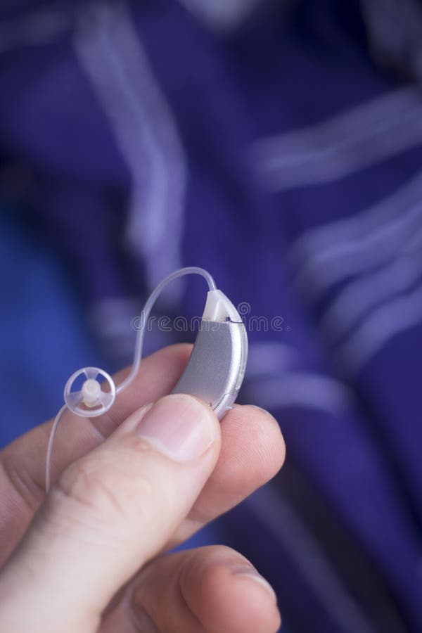 Deaf hearing aid stock photo. Image of isolated, instrument - 168622706