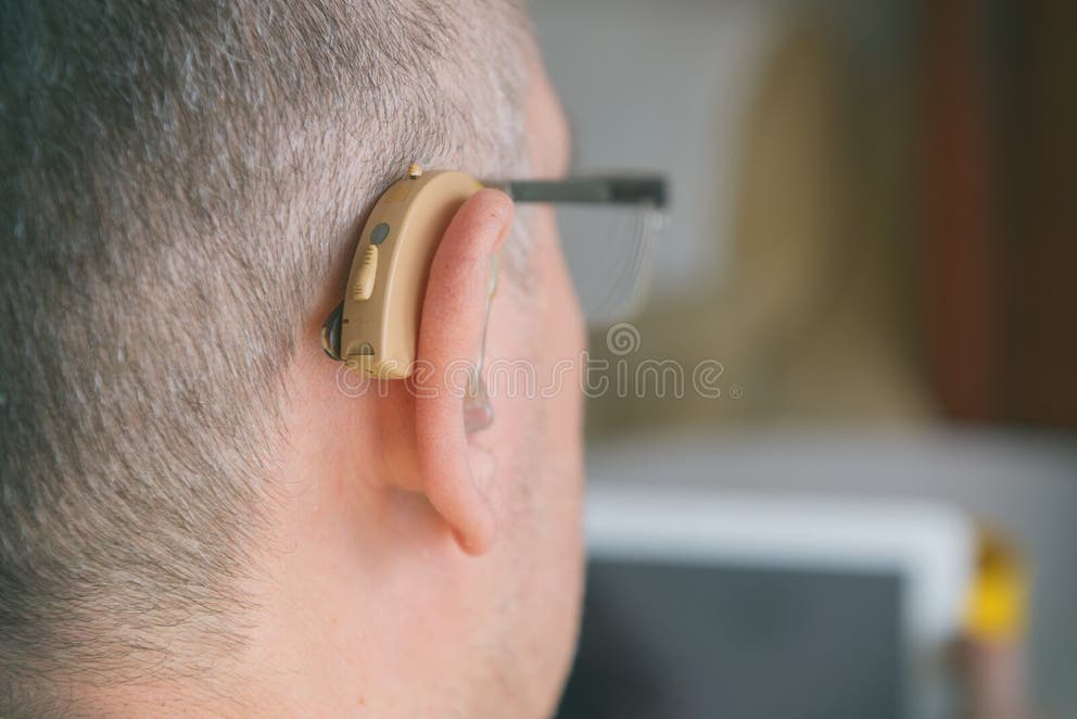 Deaf Man Using Sign Language on the Tablet Stock Photo - Image of sign ...
