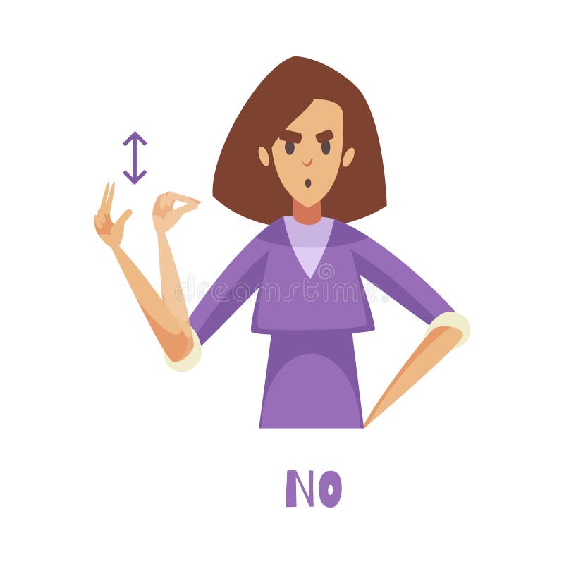 Sign Language Set stock vector. Illustration of guide - 156895900