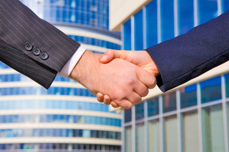 Deal stock image. Image of happy, people, building, corporate - 12410507