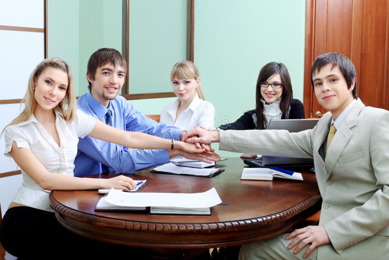 Deal stock photo. Image of company, person, deal, five - 13328390