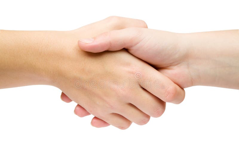Hands of friendship stock photo. Image of hold, grasp, brown - 688738