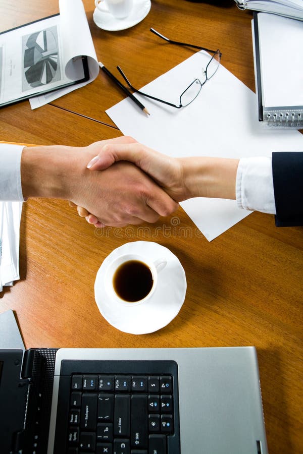 Deal stock image. Image of contract, focus, handshake - 16273911