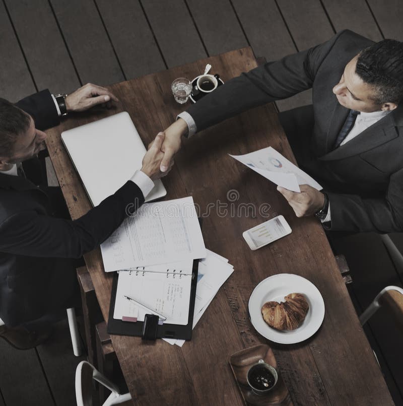 Deal Agreement Success Contract Handshake Concept Stock Photo - Image ...