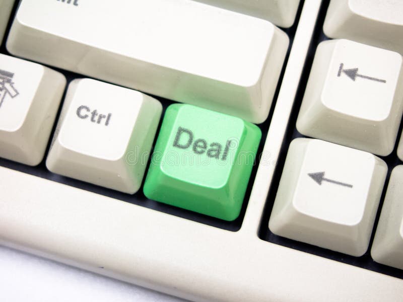 Hot Deal Button on Keyboard Stock Photo - Image of label, color: 45002312