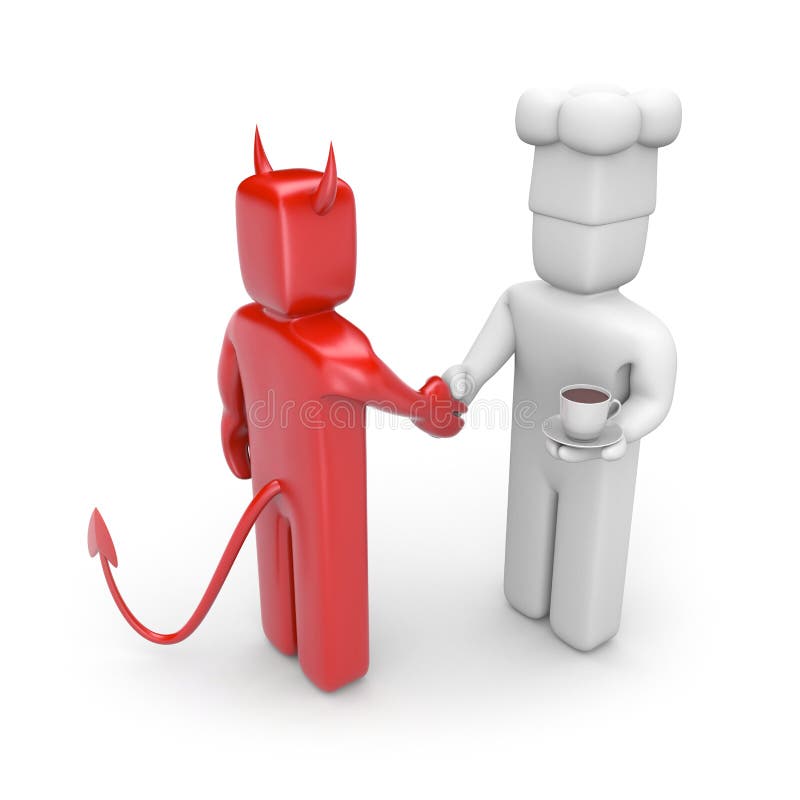 Handshake Devil Stock Illustrations – 126 Handshake Devil Stock ...