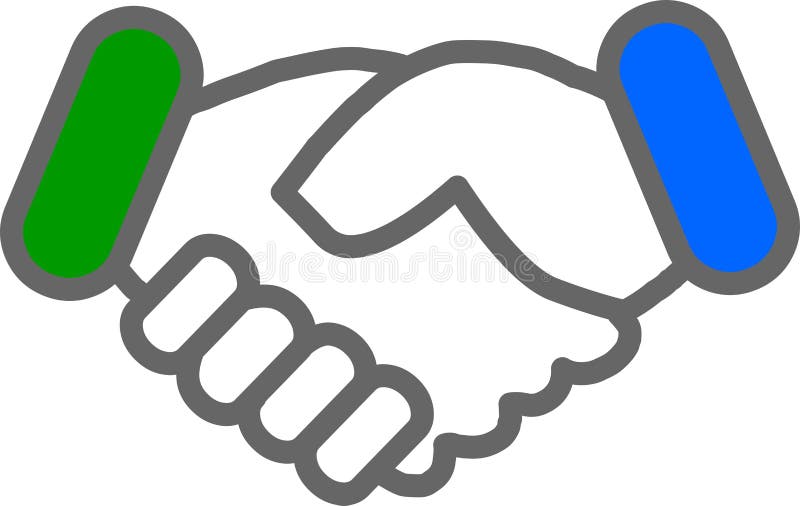 Deal icon stock vector. Illustration of customer, hand - 57184490